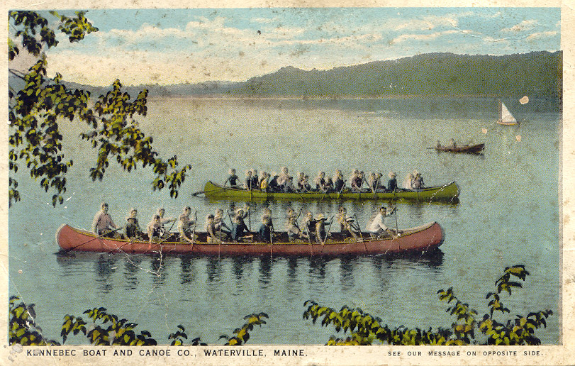 Kennebec War Canoes | Wooden Canoe Museum